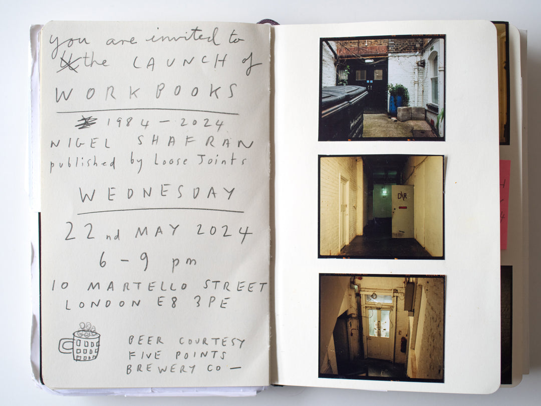 Nigel Shafran London Launch – Loose Joints Publishing