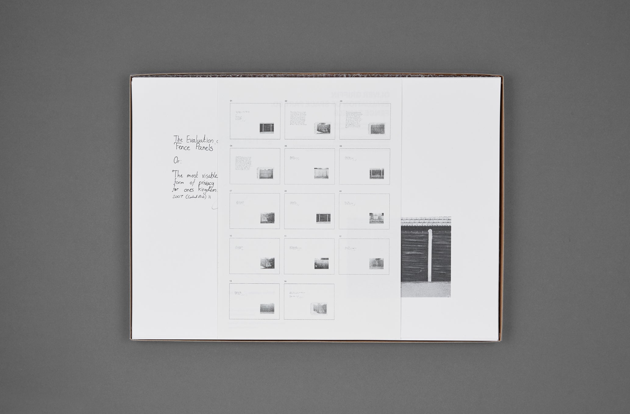 Oliver Griffin - E.S. 5D: Fence Panels – Loose Joints Publishing