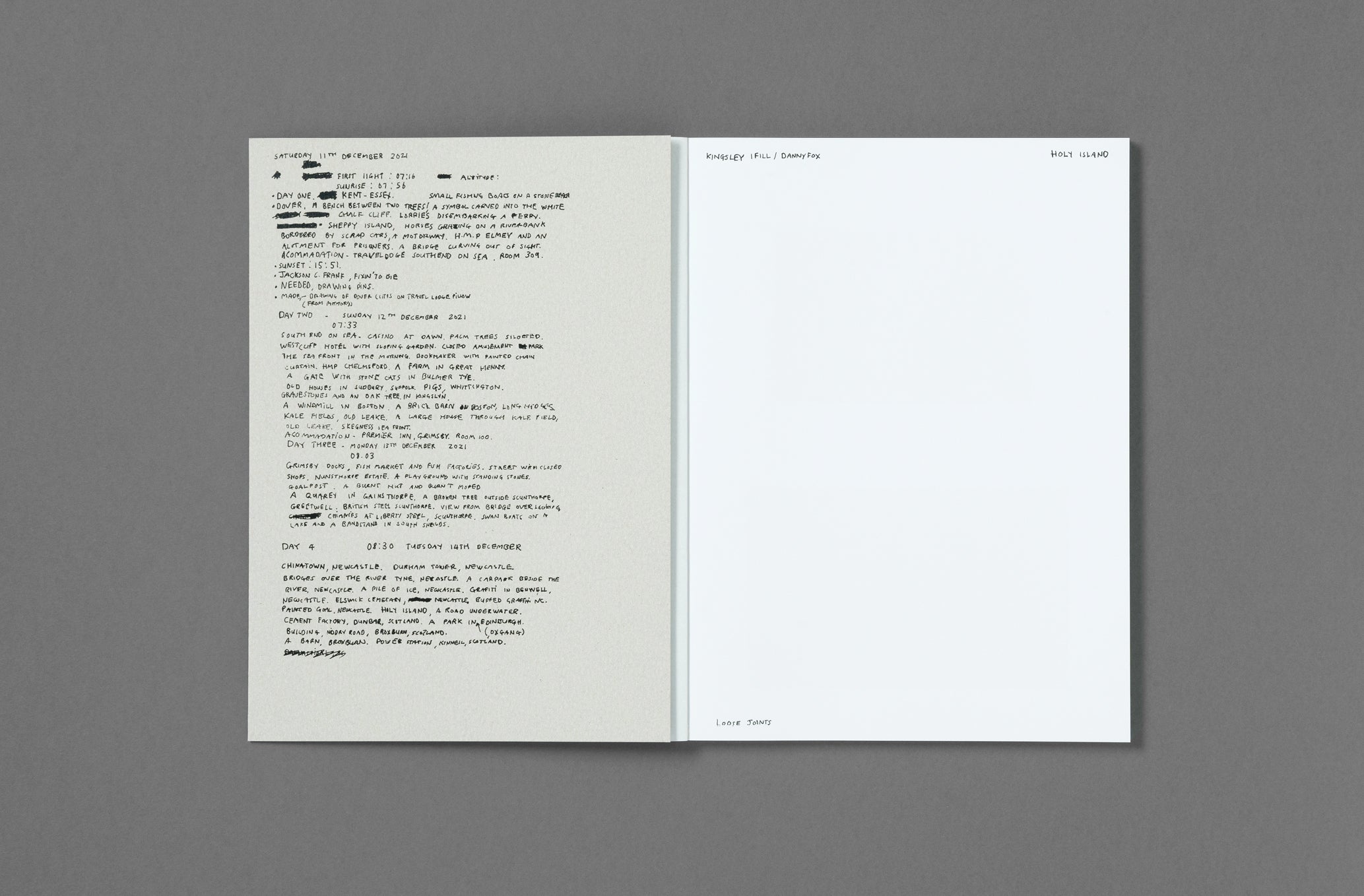 Kingsley Ifill & Danny Fox – Holy Island – Loose Joints Publishing